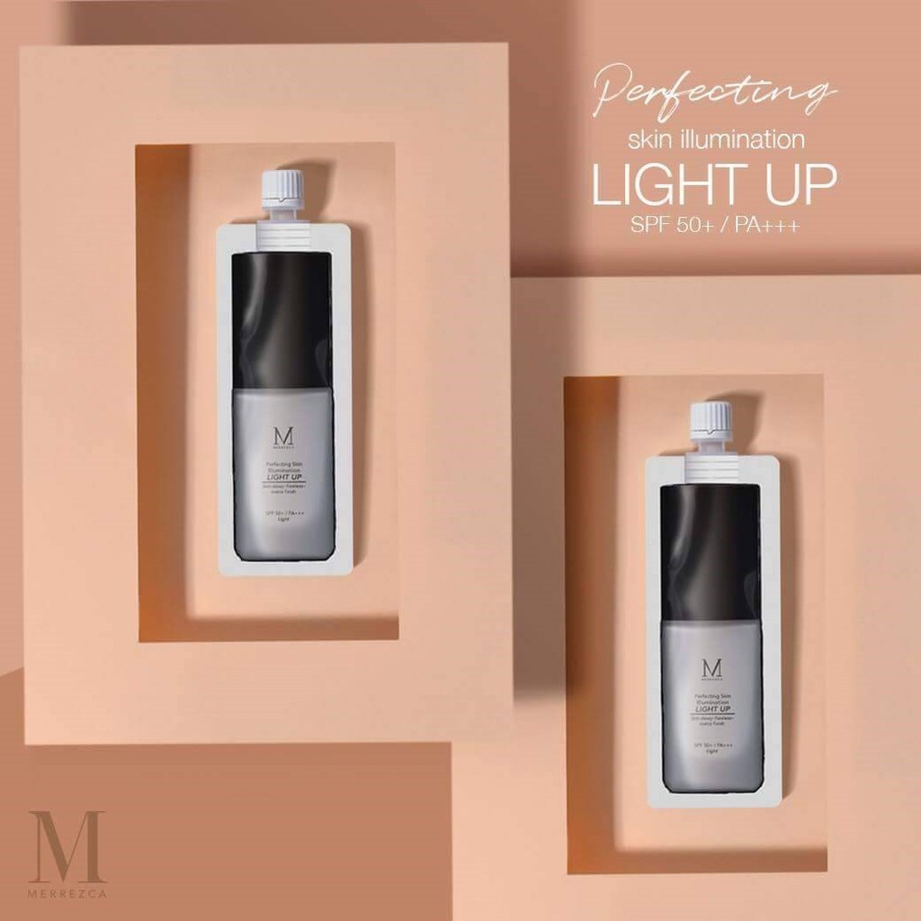 (แท้) Merrezca Skin Illumination Light up | tester 5g. เมอร์เรสก้า ไลท์ ...