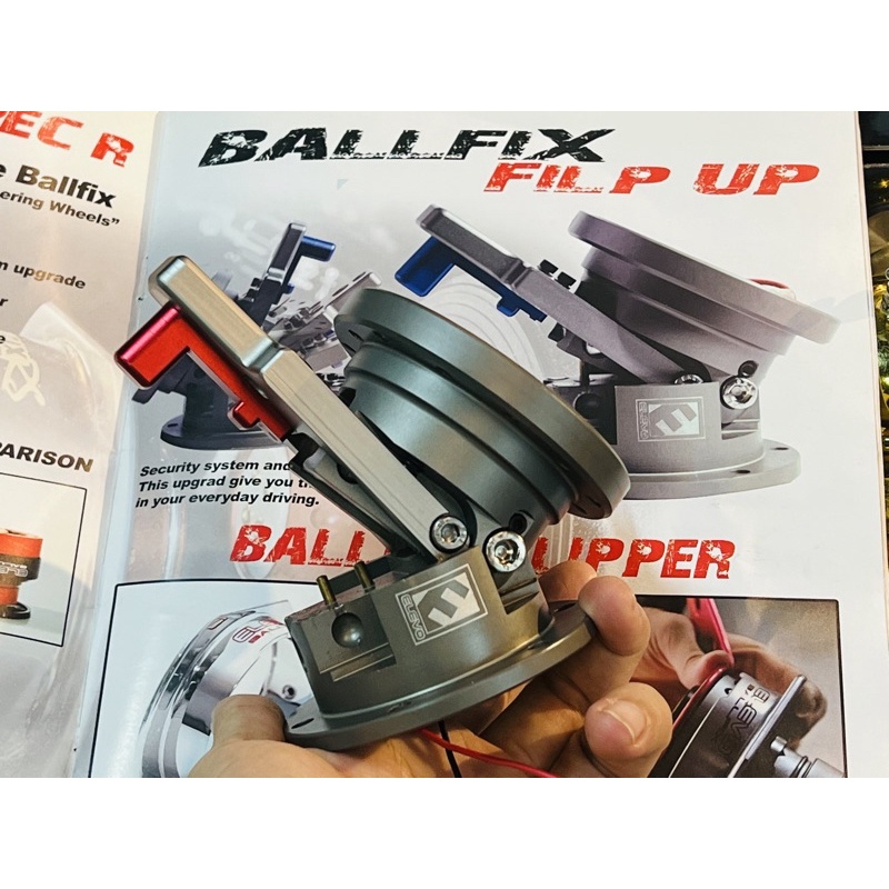 คอพับ แท้ ELEVO Racing FLIP UP ของแท้ ระบบพับ Ball Bearing พับค้างได้ ...