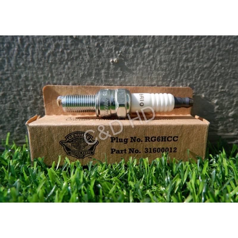 หัวเทียน 6R10 (RG6HCC) สำหรับเครื่องยนต์ M8 หัวเทียนฮาร์เลย์แท้100% ...