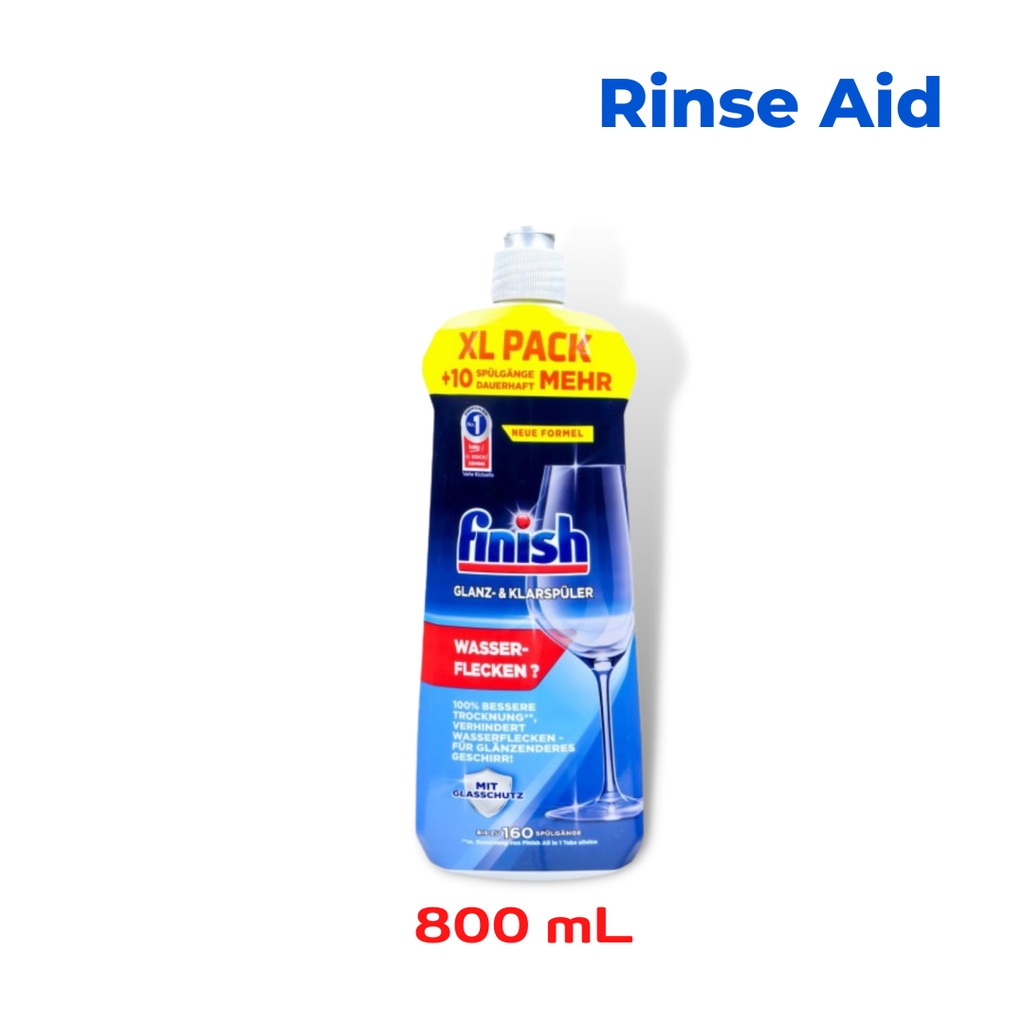 น้ำยาแวววาว Finish Rinse Aid ขนาด 400/800 ml สำหรับเครื่องล้างจานอัตโนมัติ | Shopee Thailand