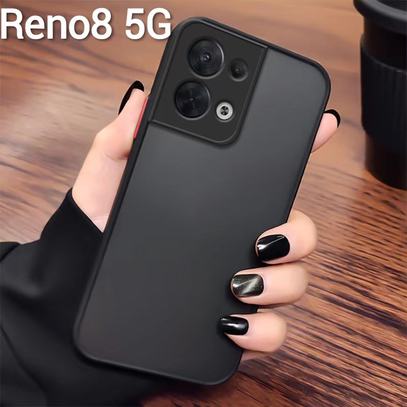 เคสขอบนิ่มหลังแข็งขุ่นคลุมกล้องoppo A58 4g A98 5g Realme C67 4g C53 C55