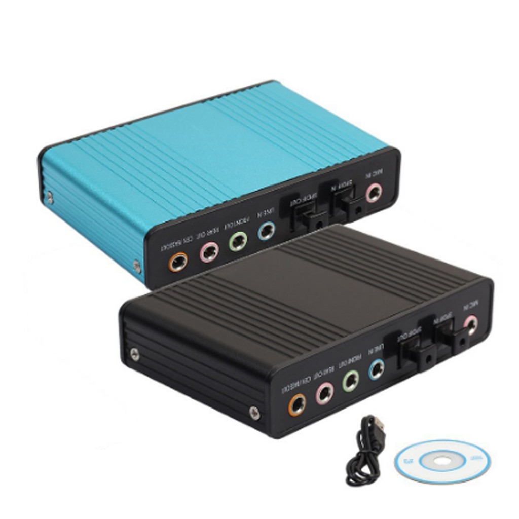 USB SOUND CARD digital optical audio 5.1 6CH | Shopee Thailand