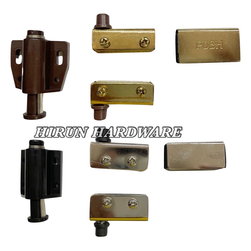 ชุดบานพับกระจกกดเด้ง บานพับกระจกแม่เหล็ก (1 ชุด ต่อ 1 บาน) LW0095 ...