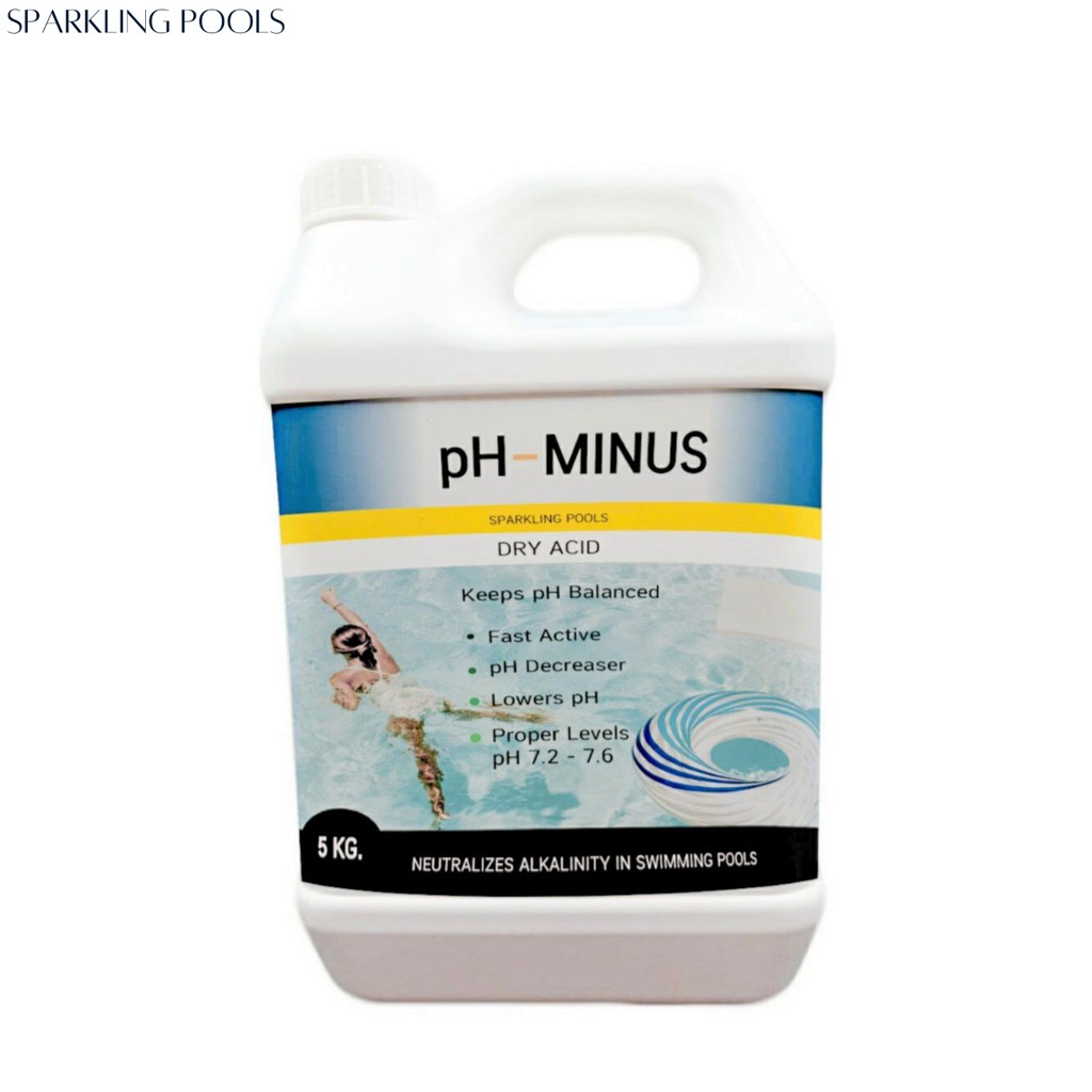 pH Minus สารลดค่าปรับค่า pH ปรับสภาพน้ำ ในสระว่ายน้ำ-pH Minus Decreaser ...