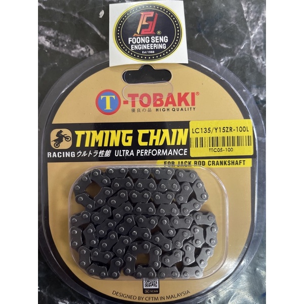 Tobaki TIMING CHAIN RACING LC 4S 5S LC135 / Y15 97L 98L 99L 100L 101L ...