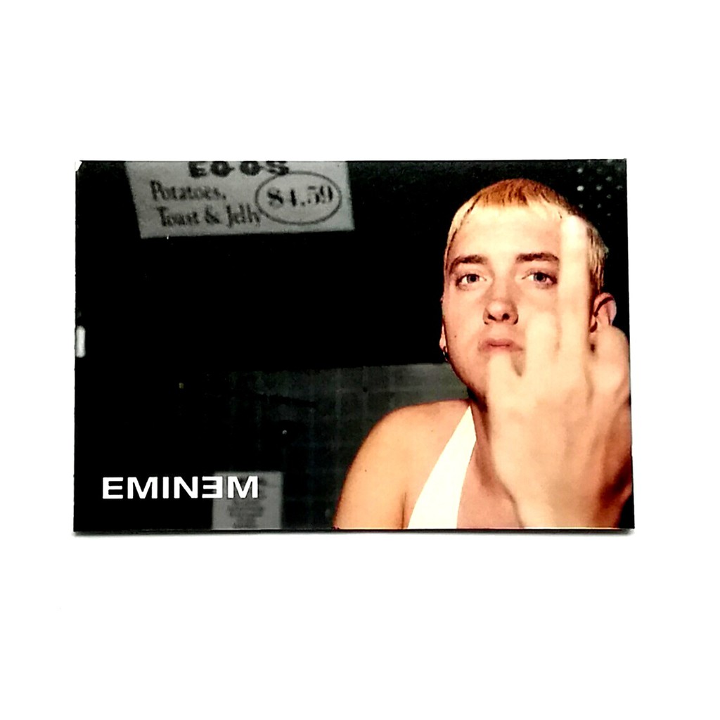 Eminem 2 Magnet fridge Rock Band Music Metal แผ่นแม่เหล็ก ติดตู้เย็น หนา 5มิล วงดนตรี ของขวัญของ ...