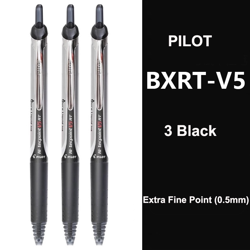 Pilot Precise V5 RT ปากกาลูกลื่นหมึกเหลว แบบเติมได้ และพับเก็บได้ ปลาย ...