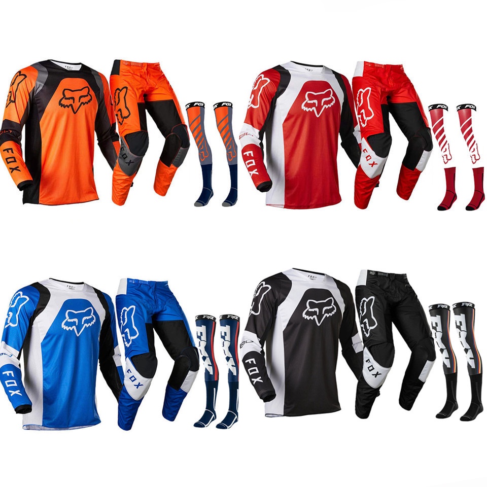 เสื้อกีฬาแขนสั้น ลาย Fox Snow Paragraph Fox Racing 180 360 2022 และถุง ...