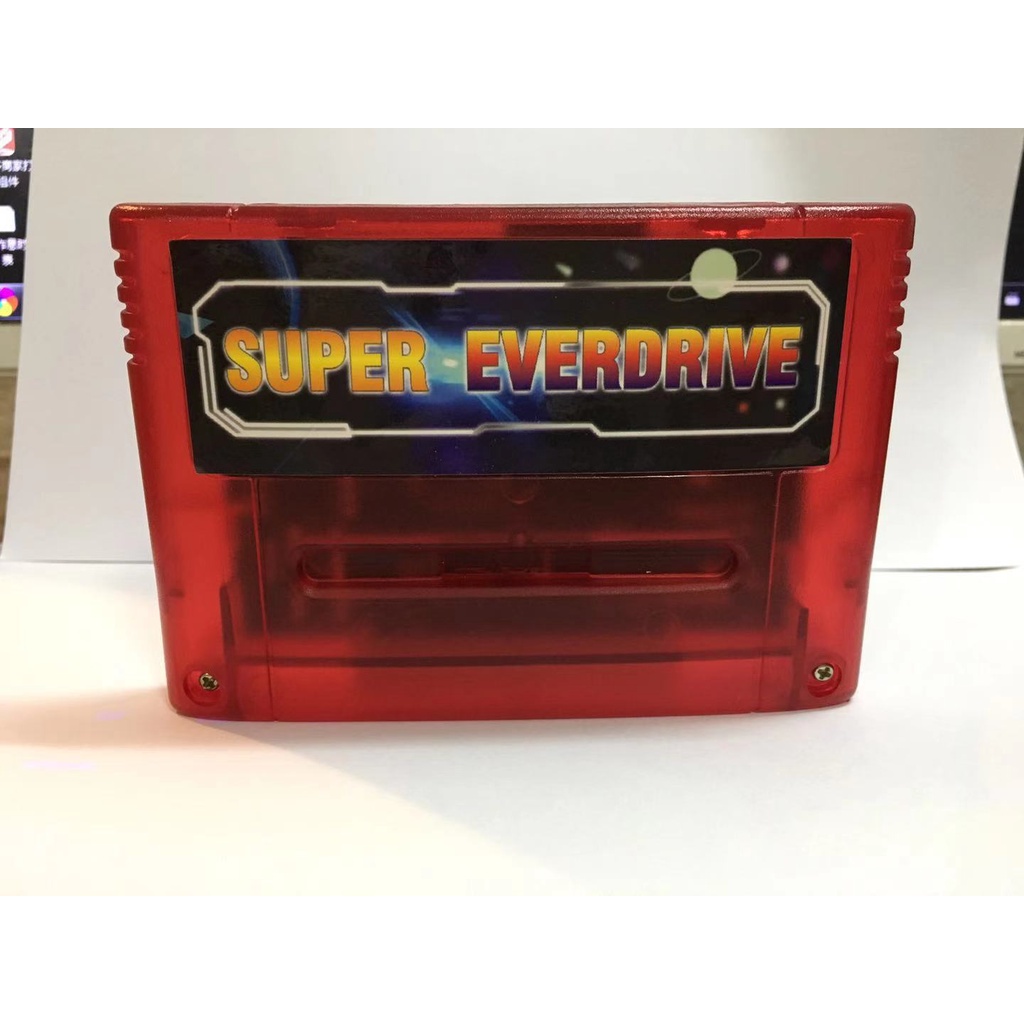 ตลับหมึกเกมย้อนยุค SUPER Nintendo Card SFC การ์ดเกม SUPER EVERDRIVE ...