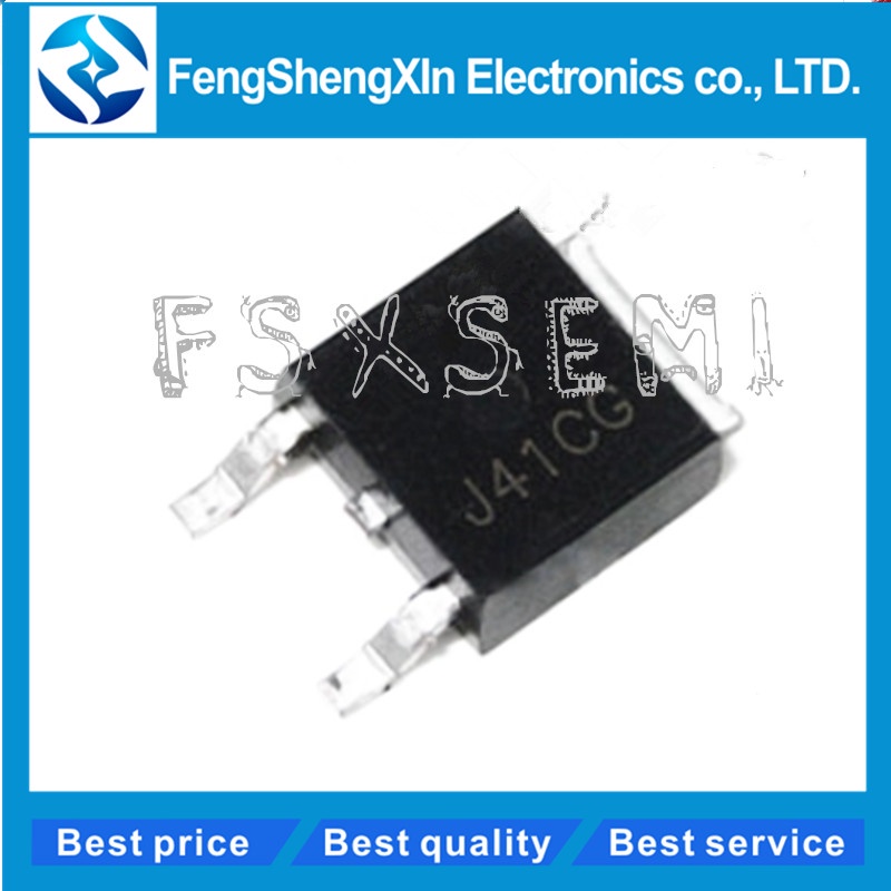 ทรานซิสเตอร์พาวเวอร์ J41CG MJD41CT4G MJD41C TIP41C TO-252 10 ชิ้นต่อมือ ...