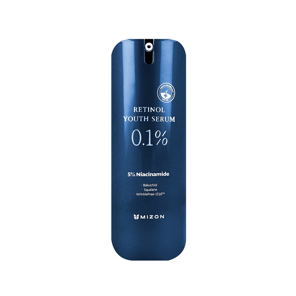 Mizon 0.1% retinol Youth Serum 28 กรัม / เรตินอลบริสุทธิ์ ต่อต้านริ้ว ...