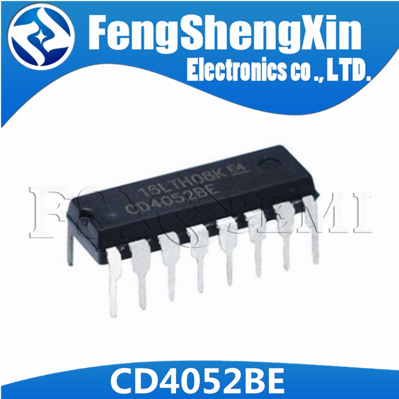 วงจรรวม CD4052BE CD4052 CMOS หลายช่อง DIP-16 100 ชิ้นต่อชุด | Shopee ...