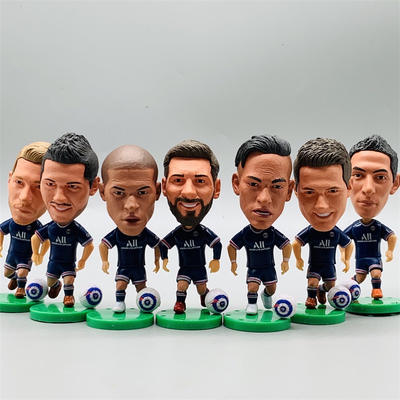 Psg Player ฟิกเกอร์ตุ๊กตาฟุตบอล Neymar Da Silva Messi Di Maria Icardi ...