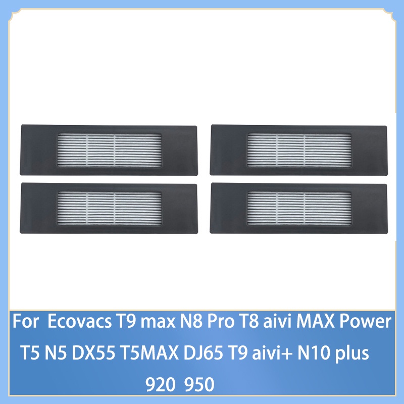 แผ่นกรอง HEPA อุปกรณ์เสริม สําหรับเครื่องดูดฝุ่น Ecovacs deebot OZMO ...