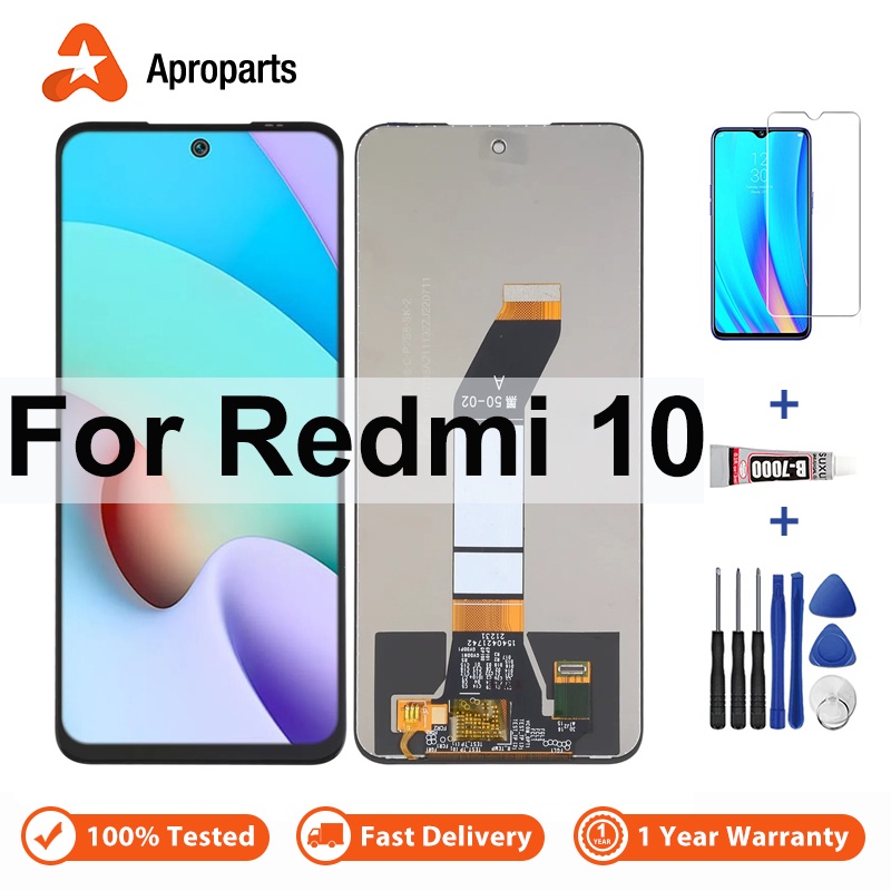 สําหรับ Xiaomi Redmi 10 2022 21121119สิงห์ 21061119Ag อะไหล่หน้าจอ ...
