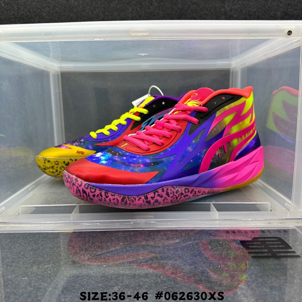 Mb1× Puma Rick and Morty รองเท้าบาสเก็ตบอล ดูดซับแรงกระแทก | Shopee ...