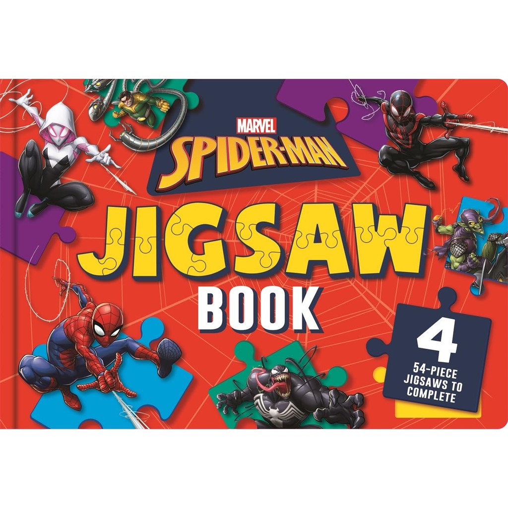 MARVEL SPIDER-MAN: JIGSAW BOOK | Shopee Thailand