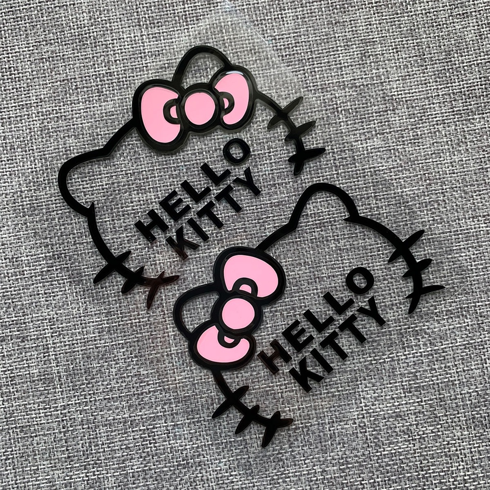 Reflective Sticker For Hello Kitty Motorcycle Car Waterproof Decal ...