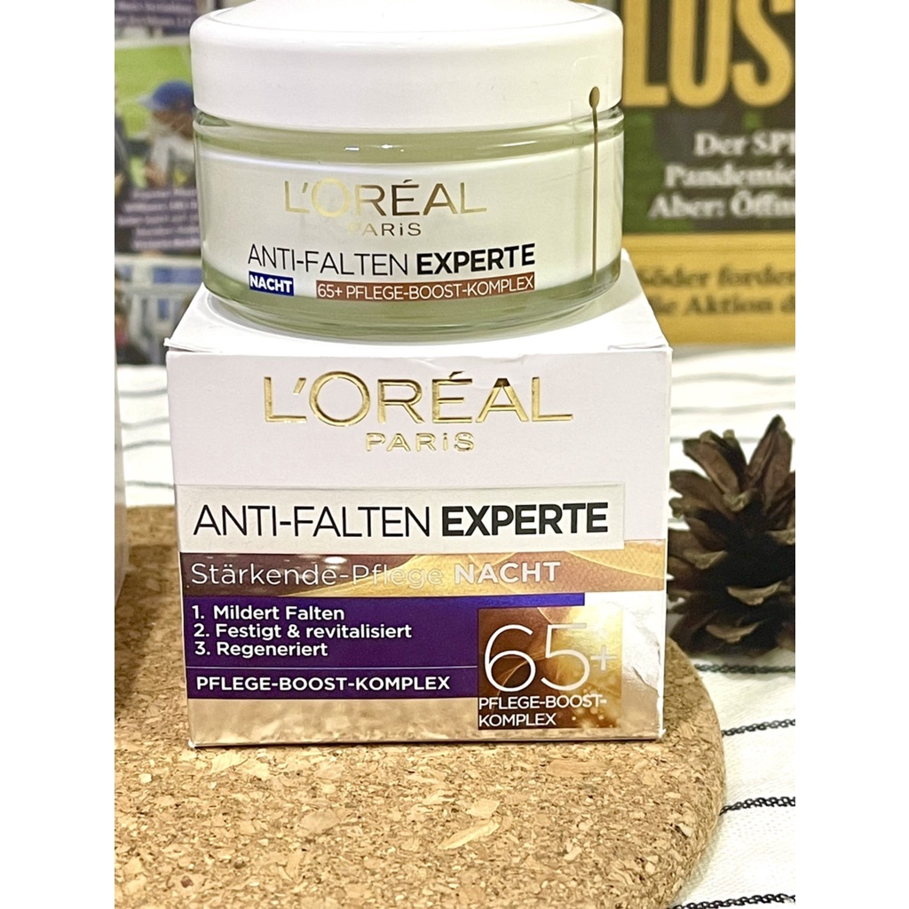 ครีมบำรุง วัย 65ปี -75ปี L’oreal Paris Anti-Falten Experte stärkende ...