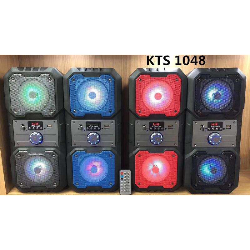 ลำโพงบลูทูธ รุ่น KTS-1048 เสียงดีตัวแม่มาแล้วจ้า ลำโพงใหญ่สะใจ ดอกลำโพง 4"x2 เสียงดี เบสแน่น ...