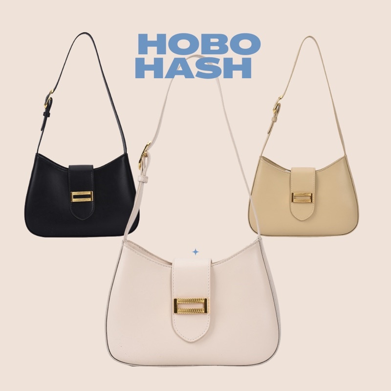 A098 กระเป๋ารุ่นทรง hobo hash (พร้อมส่ง) | Shopee Thailand