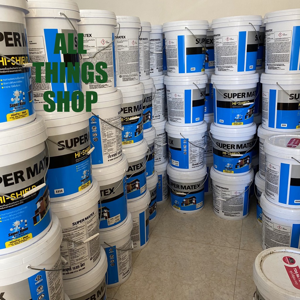 TOA ซุปเปอร์เมเทค 19ลิตร (5GL) สีรองพื้นปูนใหม่กันด่าง สำหรับภายนอกและ ...