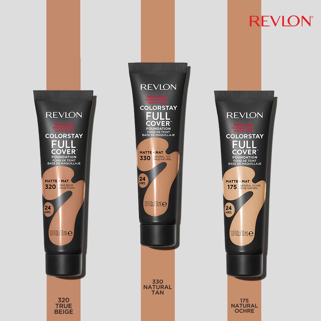 Revlon ColorStay Full Cover Foundation เรฟลอน คัลเลอร์สเตย์ ฟูล คัพ ...