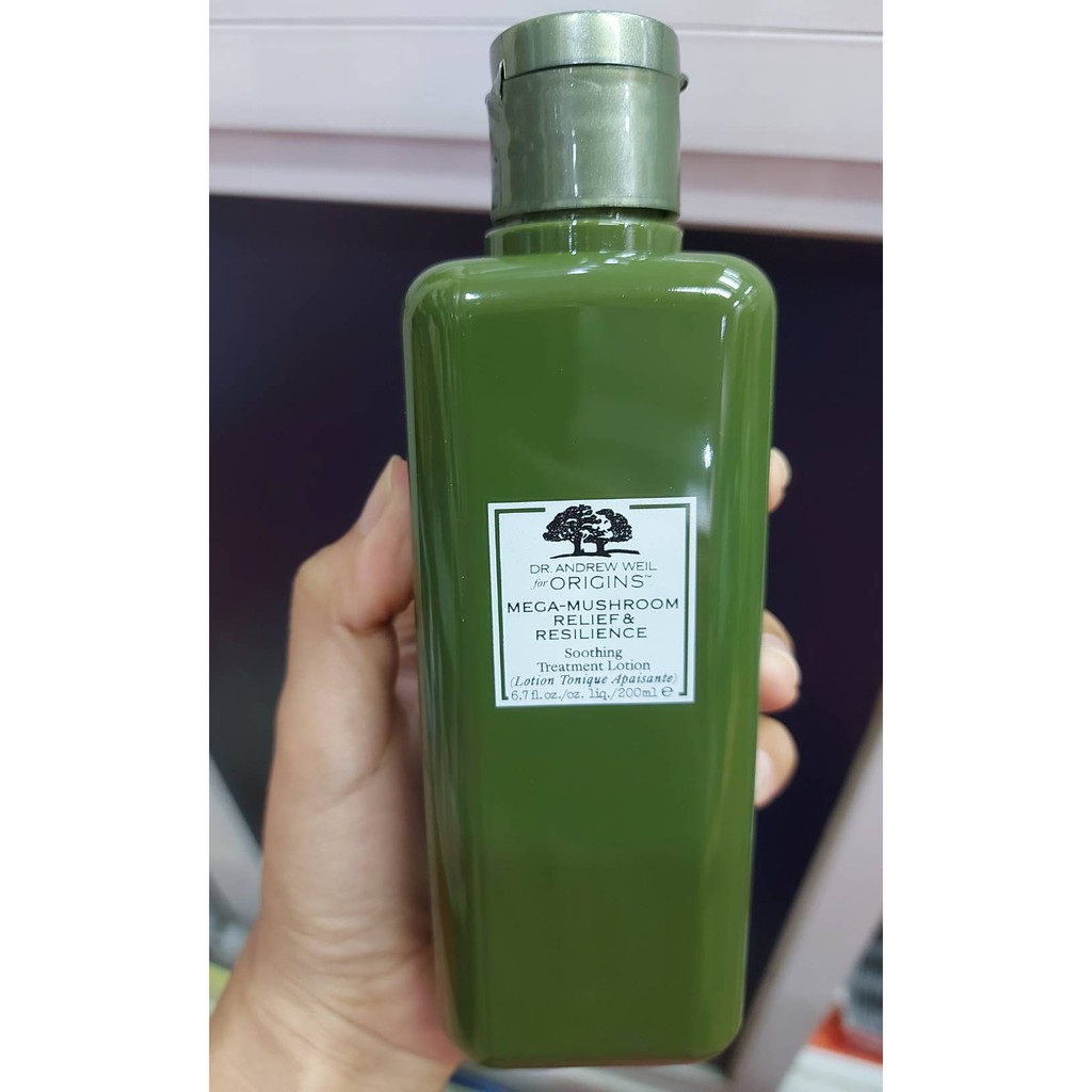 Origins Mega-Mushroom น้ำตบเห็ด Skin Relief & Resilience Soothing Treatment Lotion 200ml ของแท้ ...