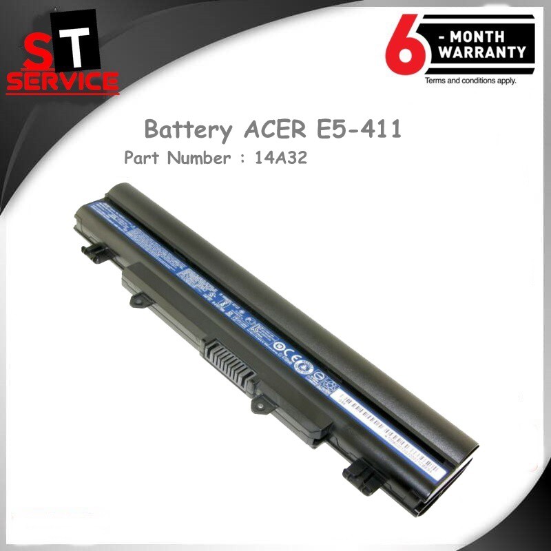 แบตเตอรี่ AL14A32 ACER ASPIRE E14 E15 Acer Aspire E5-411 E5-421G E5-431 ...