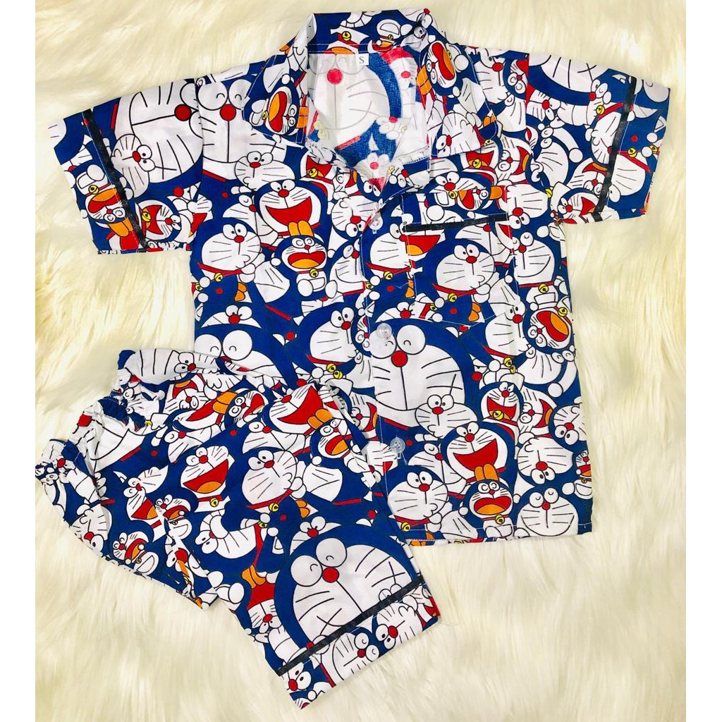 Katun เด็ก PAJAMAS BIG DORAEMON CHILDRENS SUITS สามารถตัดเป็นชุดชุดนอน ...