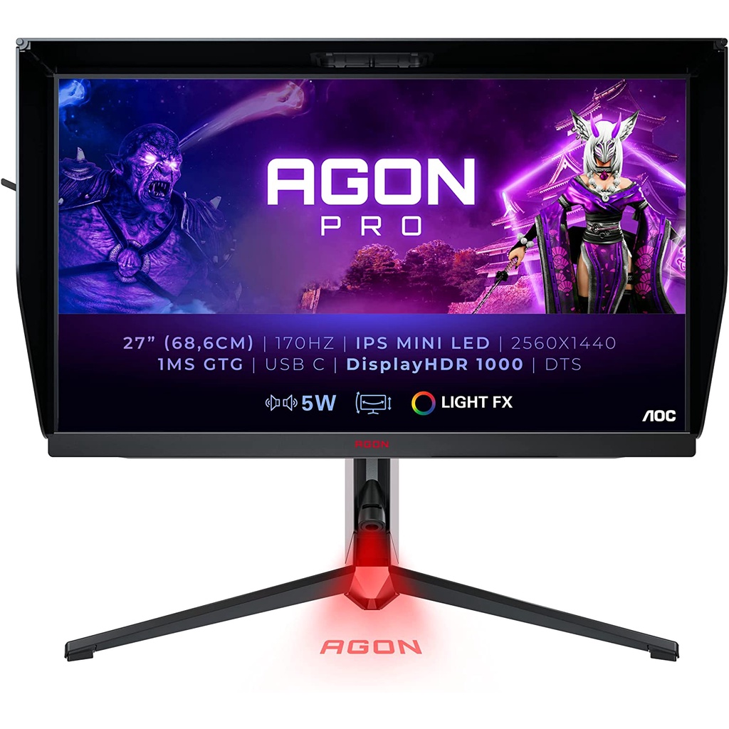 MONITOR (จอมอนิเตอร์) AOC AG274QXM/67 27" IPS 170Hz 1 ms ประกัน 3 ปี ...