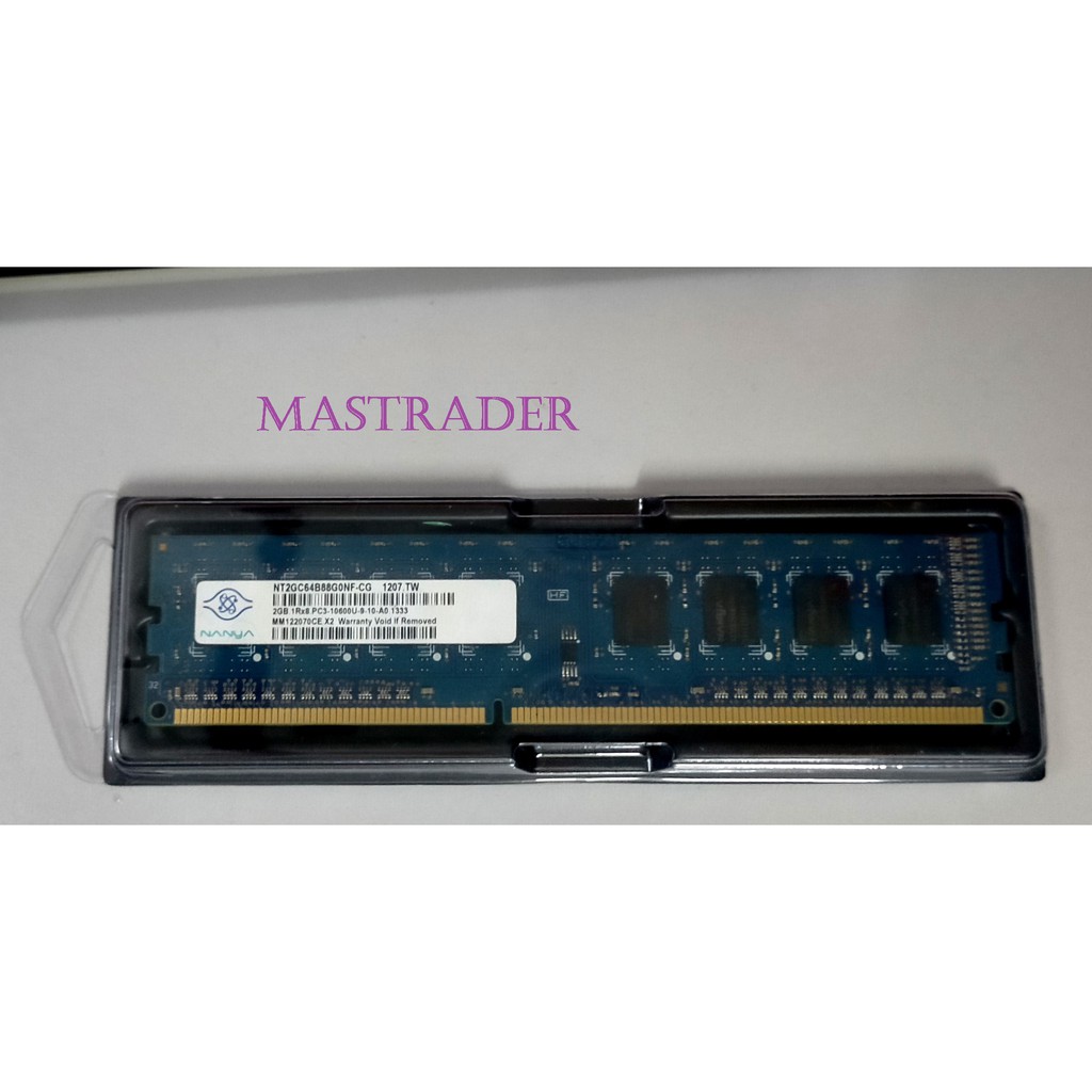 Nanya แรมคอมพิวเตอร์ DDR3 PC3 2GB 10600 1333mhz ใช้แล้ว | Shopee Thailand