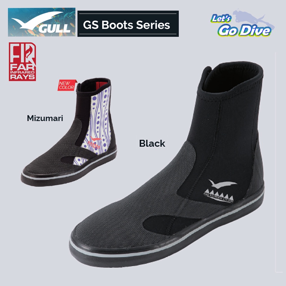 Gull - GS Boots - Boot for Open Heel fin - รองเท้าบูธ สำหรับตีนกบ | Shopee Thailand