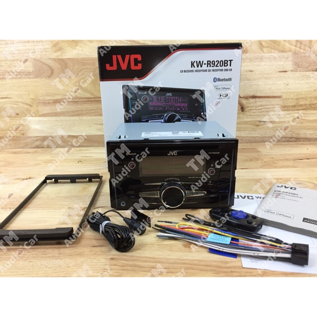 JVC เครื่องเสียงติดรถยนต์ เครื่องเล่น วิทยุ 2DIN KW-R920BT | Shopee Thailand