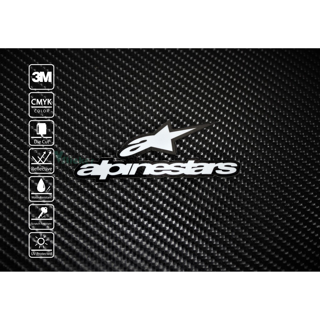 สติ๊กเกอร์ มอเตอร์ไซค์ Sticker Alpinestar 122 | Shopee Thailand