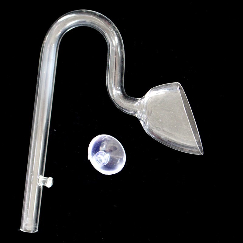 Violet Glass Pipe Outflow 13 mm. / 17 mm ท่อแก้วน้ำออกสำหรับตู้ปลา ทรง ...