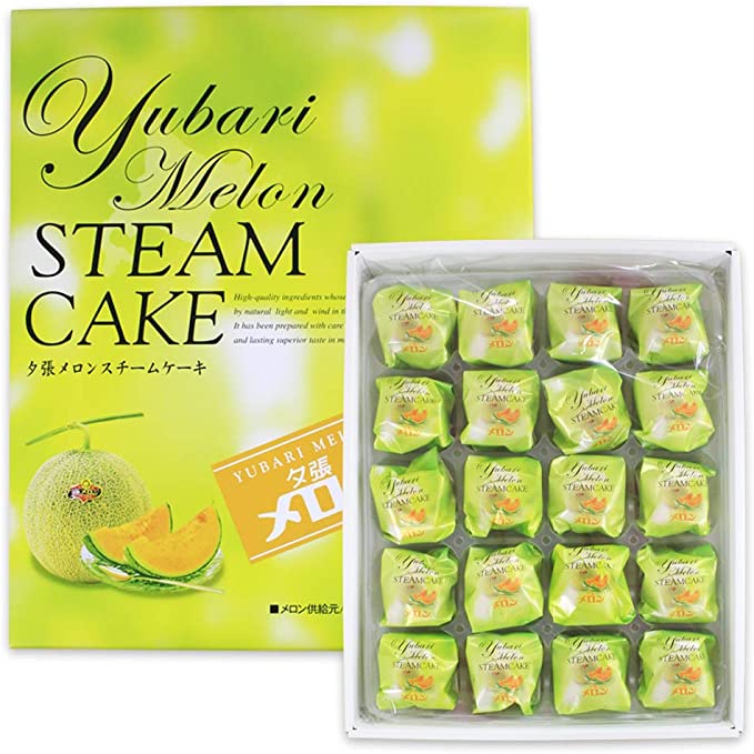 Yubari Melon Steam Cake ยูบาริเมล่อนเค้ก เค้กเมล่อน จากญี่ปุ่น เค้ก ...