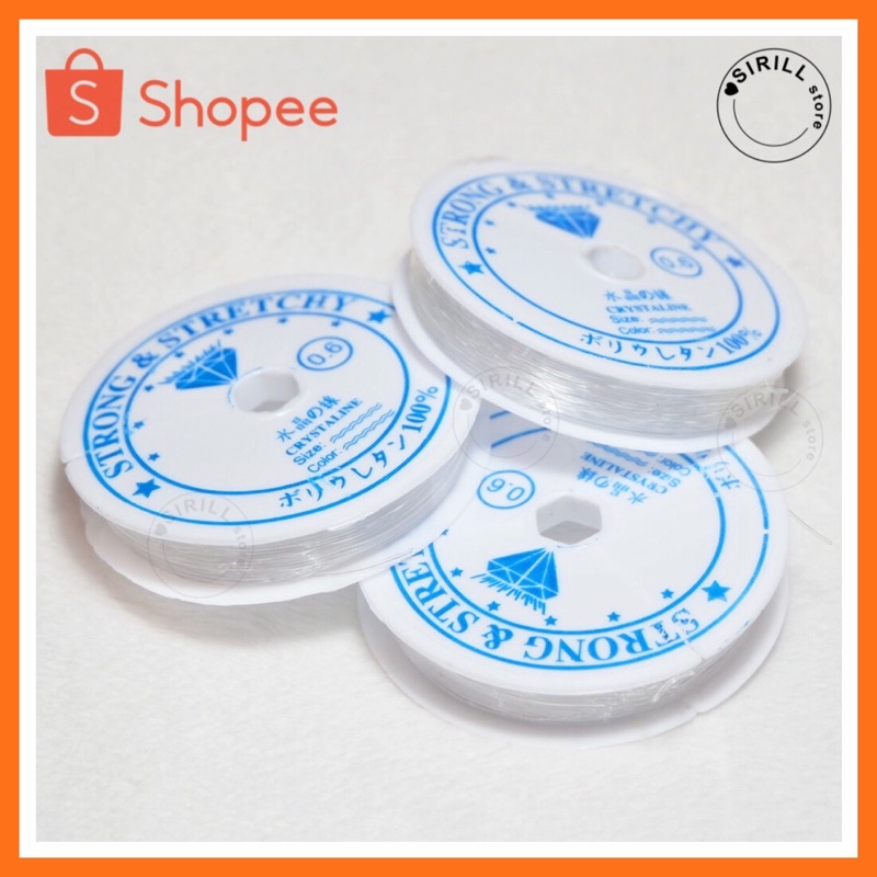 Monofilament Elastic Stretchy String เอ็นยืด เอ็นร้อยลูกปัด/กำไล 1 ม้วน ...