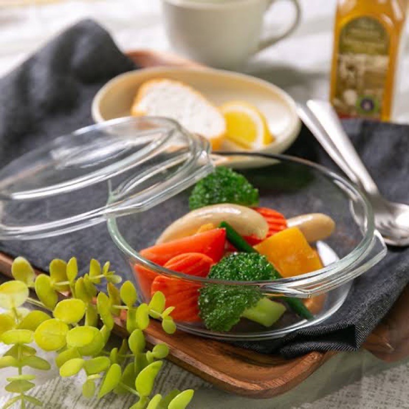 ชามแก้ว Iwaki pyrex Japan ชามแก้วพร้อมฝาปิด | Shopee Thailand