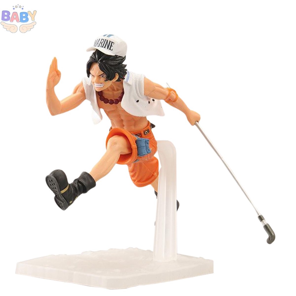 ตุ๊กตาฟิกเกอร์ PVC อนิเมะ One Piece Escape Ace Luffy Sabo Monkey D ...