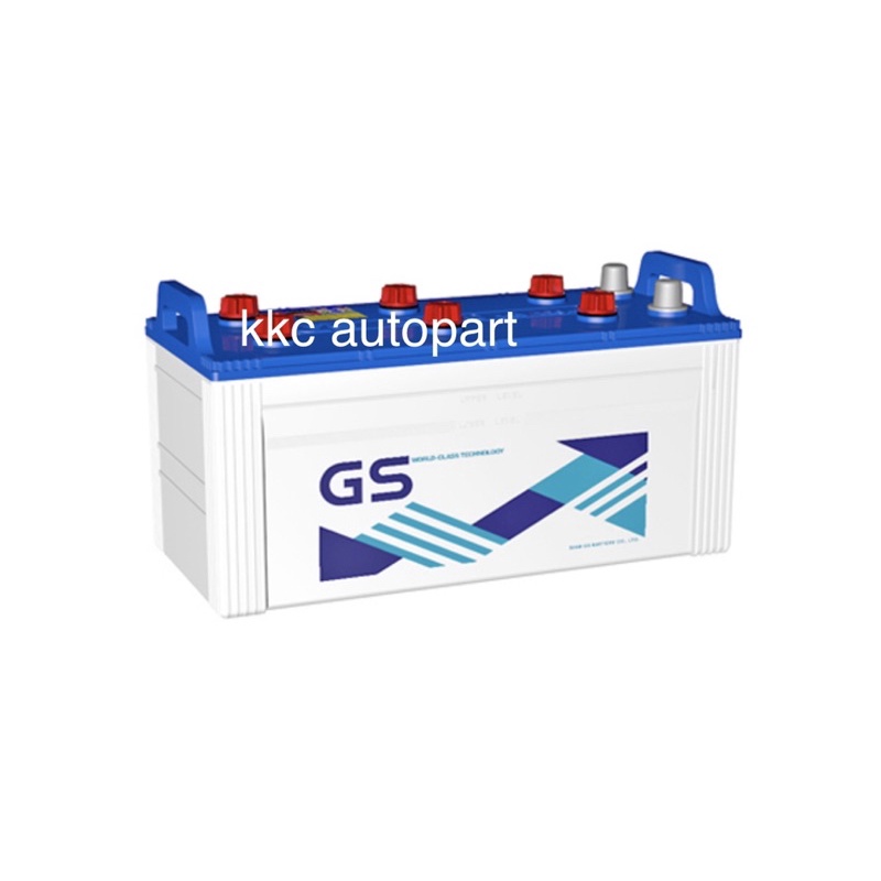 GS N120 (120Ah) ***แบบไม่เติมน้ำกรด GS Battery แบตเตอรี่รถยนต์ (ชนิดน้ำ ...