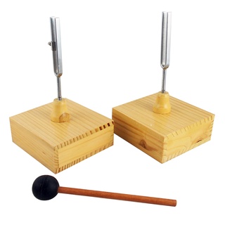 ชุดส้อมเสียง 2 ชุด พร้อมไม้เคาะ (Resonance Box with Tuning Fork 2 Sets ...
