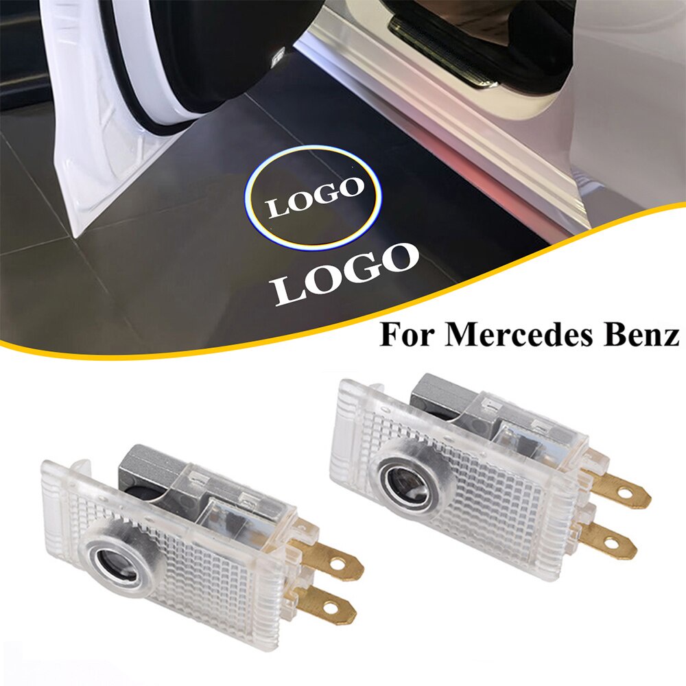 โคมไฟโปรเจคเตอร์ Led โลโก้อัตโนมัติ สําหรับ Mercedes Benz W210 E220 E200 E230 E240 E55 | Shopee ...