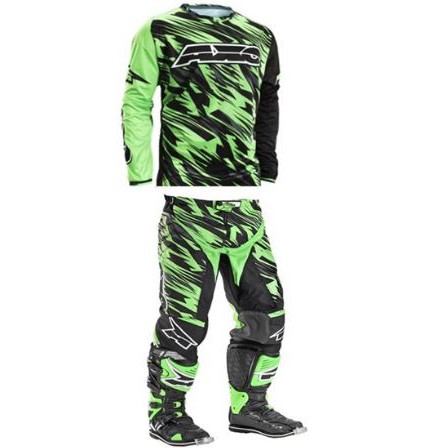 AXO Grunge Jersey Suit Black/Green | Shopee Thailand