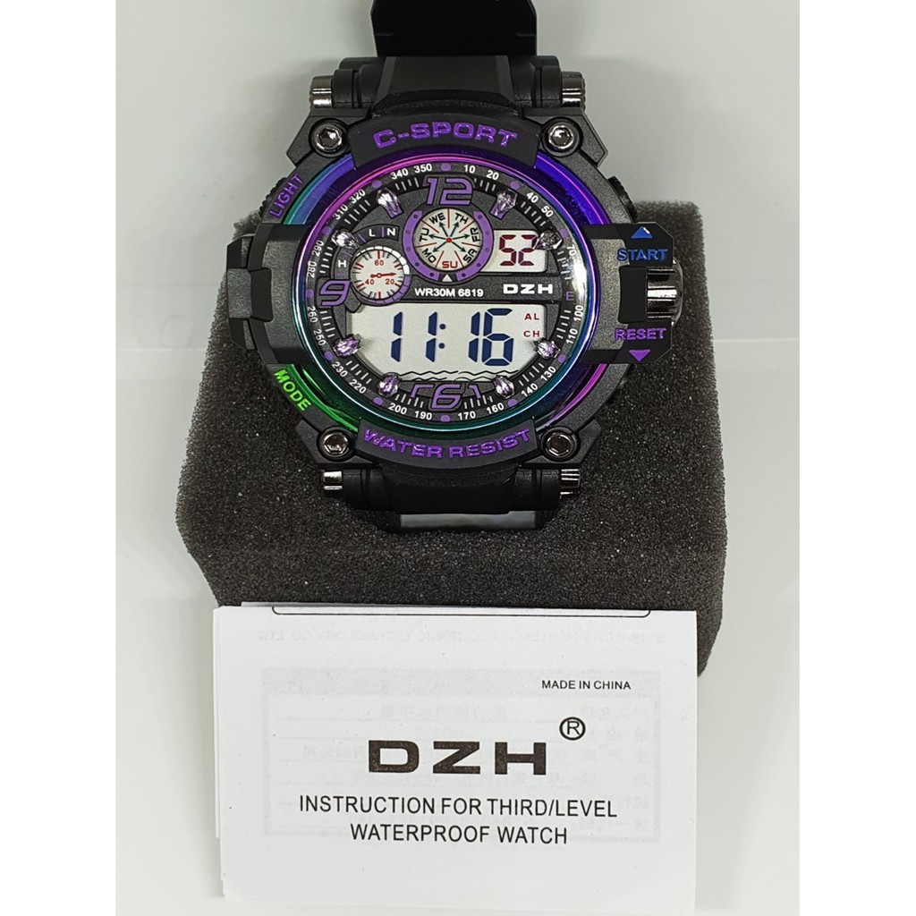 (DZHของแท้) Sport watch นาฬิกาข้อมือ C-SPORT นาฬิกากันน้ำ100% ทรง สปอร์ ...