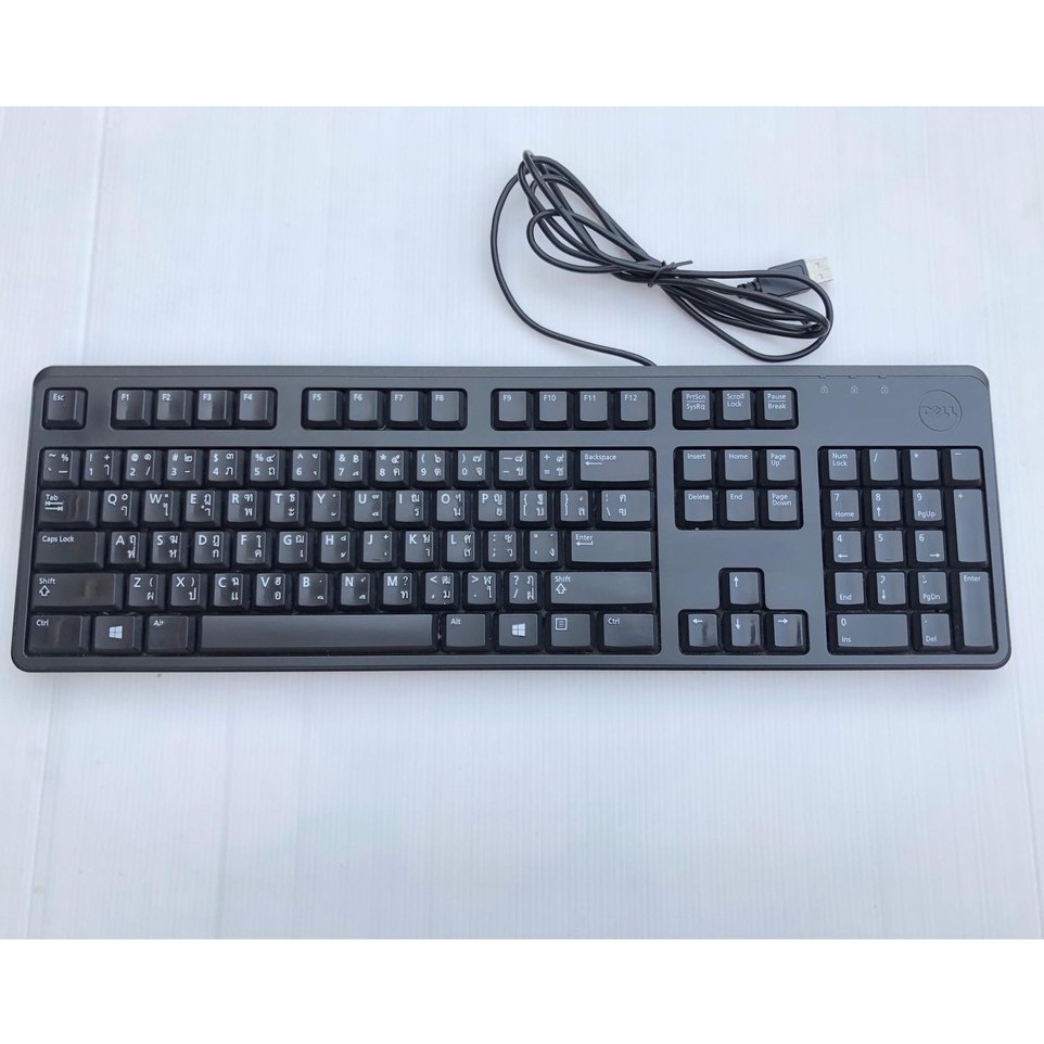 Dell Keyboard Usb แบรนด์ของแท้ 100% ใช้ดี คงทน คีย์บอร์ดมือสอง ขายถูก ...