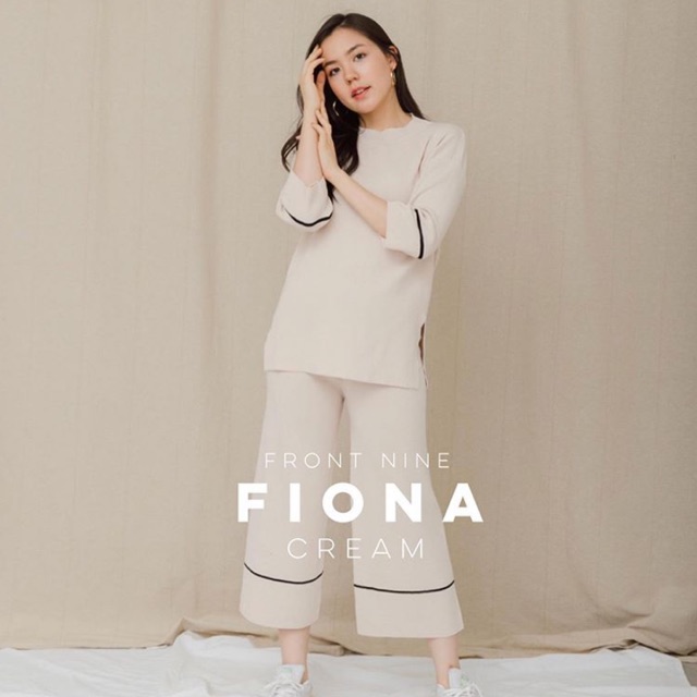 Front nine fiona set สีครีม (used) | Shopee Thailand