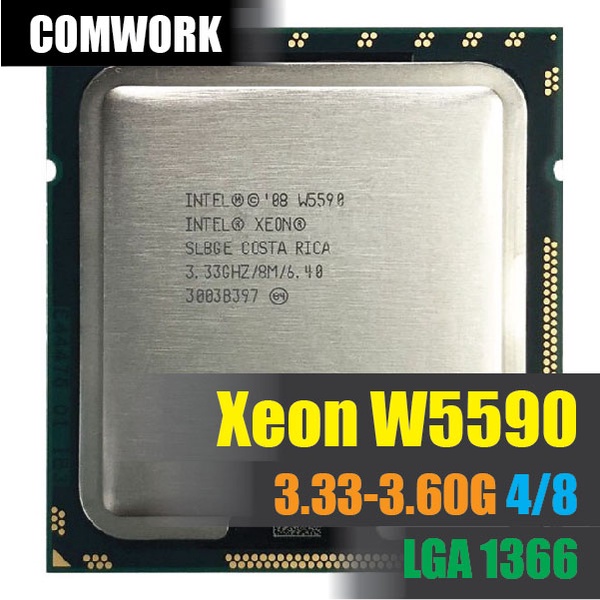 ซีพียู Intel XEON W5590 LGA 1366 CPU PROCESSOR X58 WORKSTATION SERVER ...