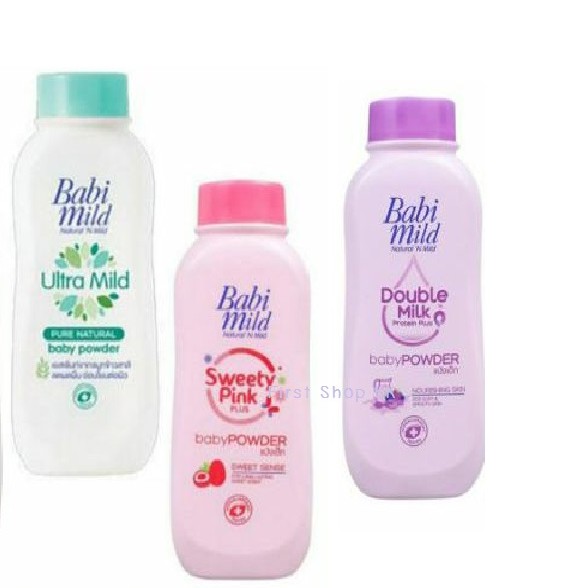 แป้งเด็กเบบี้มายด์ babi mild 380 กรัม 1 ขวด | Shopee Thailand