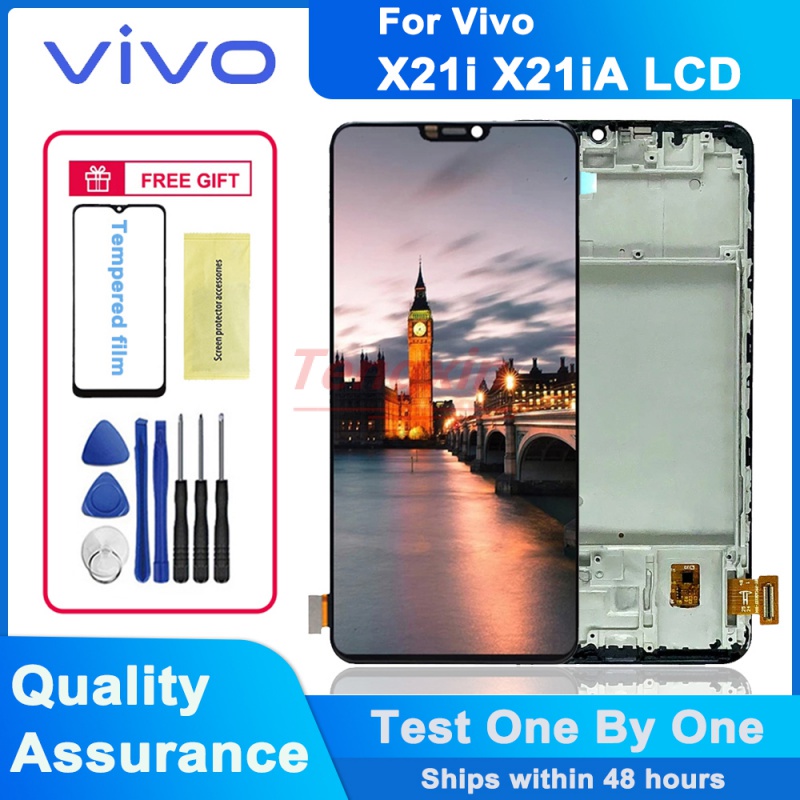 จอแสดงผล LCD ขนาด 6.4 นิ้วสําหรับ VIVO X21i X21iA LCD touch screen digitizer assembly สําหรับ ...